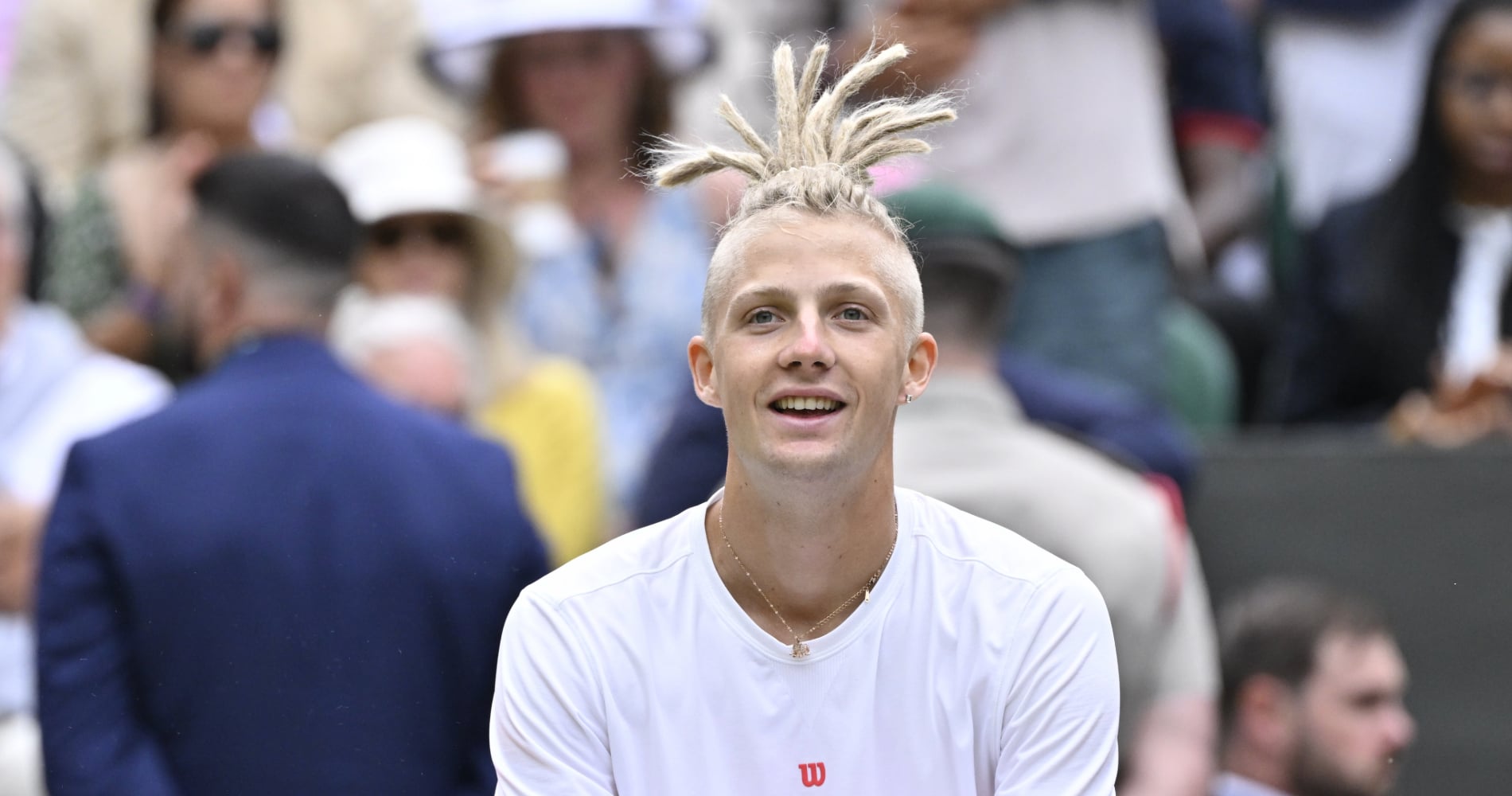 Exclusive Q&A with Mark Lajal after Alcaraz match at Wimbledon